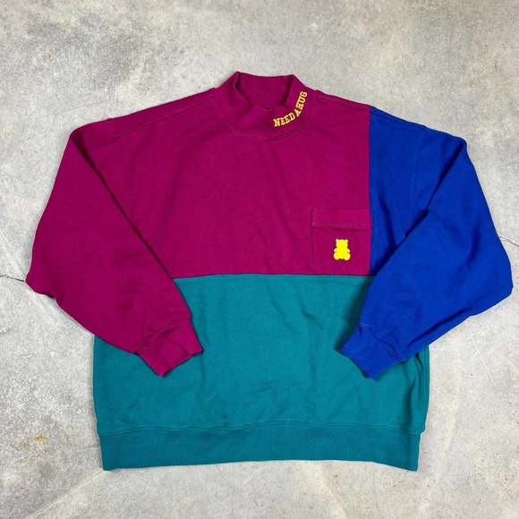 Teddy Fresh | Sweaters | Teddy Fresh Need A Hug Sweater Mens L Mock ...